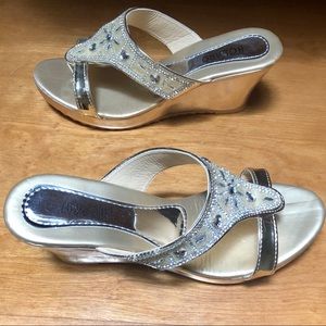Summer Rio Shoes | Ankle Wrap Wedges Nwot | Poshmark
